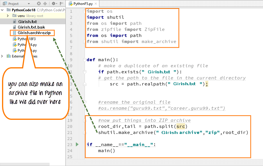Zip File In Python Girish Godage